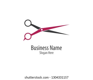 Scissors Logo Icon Illustration Stock Vector (Royalty Free) 1304331157 ...