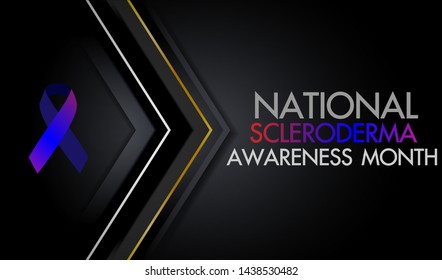 Scleroderma Awareness Month Poster Card Banner Stock Vector (Royalty ...