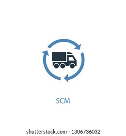 Scm Icon Simple Element Illustration Scm Stock Illustration 1220615515