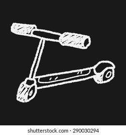 Scooter Doodle Stock Vector (Royalty Free) 290030294 | Shutterstock