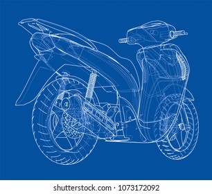 69 Moped Blueprint Images, Stock Photos & Vectors | Shutterstock