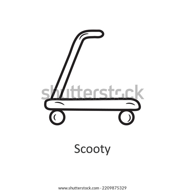 Scooty Vector Outline Icon Design Illustration Stock Vector (Royalty ... Scooty Vector Outline Icon Design Illustration Stock Vector (Royalty ...