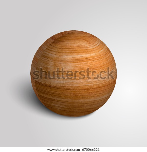 Scope Wood Wooden Sphere Wood Texture Stock Vector (Royalty Free ...