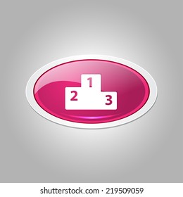 Score Board Elliptical Vector Pink Web Stock Vector (Royalty Free ...