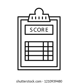 Score Sheet Clipboard: เวกเตอร์สต็อก (ปลอดค่าลิขสิทธิ์) 1203846646 ...