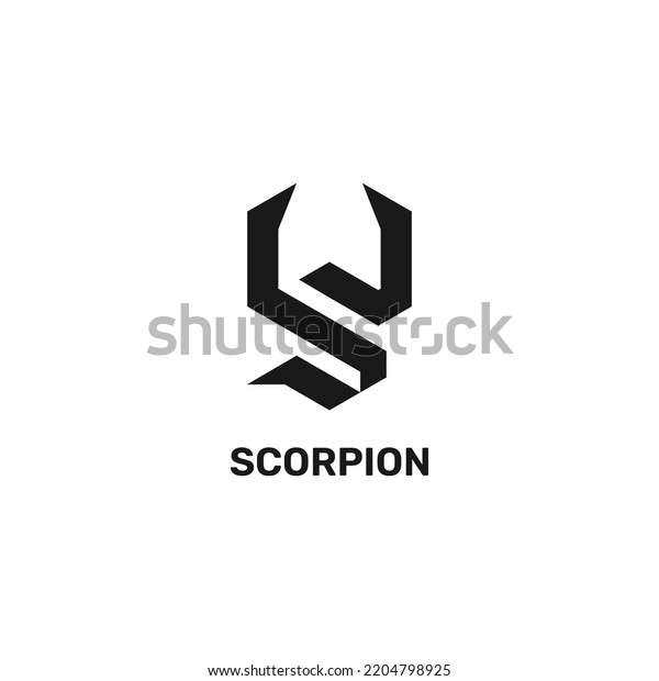 Scorpio Scorpion Stinger Letter S Logo Stock Vector (Royalty Free ...