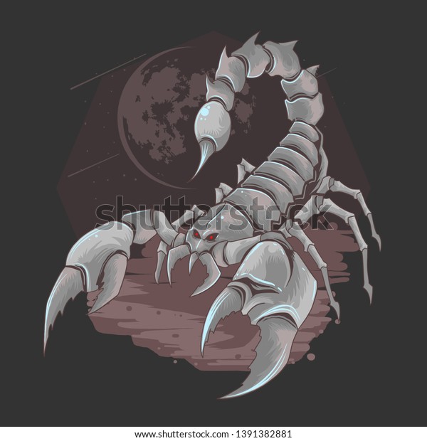 Scorpion Bug Horoscope Zodiac Vector Element Stock Vector (Royalty Free ...