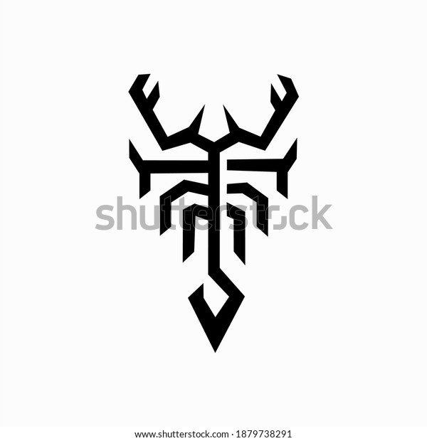 Scorpion Logo Line Abstract Zodiac Sign Stock Vector (Royalty Free ... Scorpion Logo Line Abstract Zodiac Sign Stock Vector (Royalty Free ...