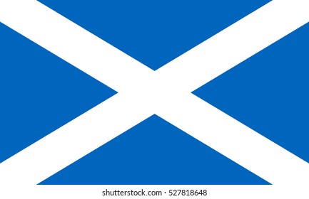 Scotland Flag Vector Stock Vector (Royalty Free) 527818648 | Shutterstock