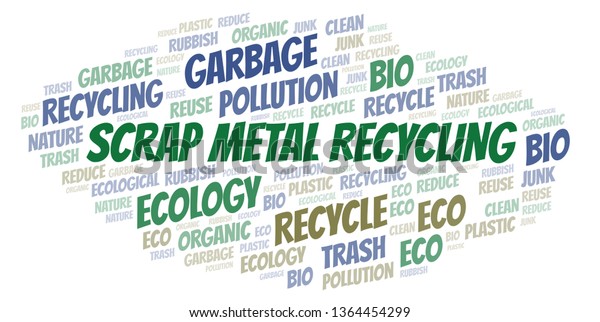 Scrap Metal Recycling Word Cloud: เวกเตอร์สต็อก (ปลอดค่าลิขสิทธิ์ ...