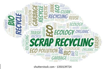 Scrap Recycling Word Cloud Stock Vector (Royalty Free) 1350139724 ...