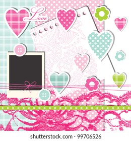 Scrapbook Design Elements Stock Vector (Royalty Free) 99706526 ...