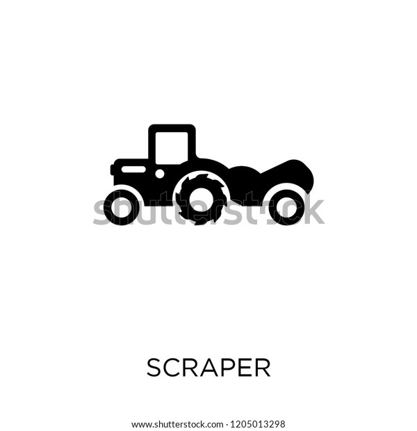 Scraper Icon Scraper Symbol Design Construction Stock Vector (Royalty ...