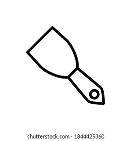 Scraper Icon Vector Outline Style Stock Vector (Royalty Free ...