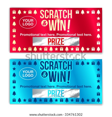 Scratch Card Game Win Effect Scratch Stock Vector (Royalty Free ...