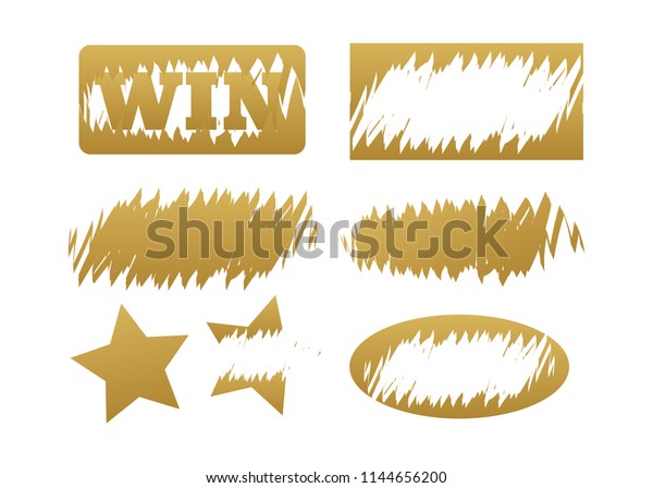 Scratch Cards Vector Lottery Cover Scratch Stock Vector (Royalty Free ...