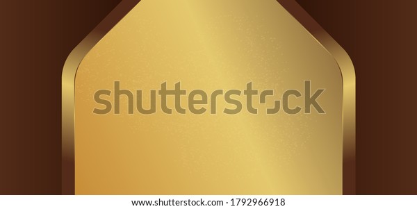 Scratch Gold Texture Background Golden Panel Stock Vector (Royalty Free ...