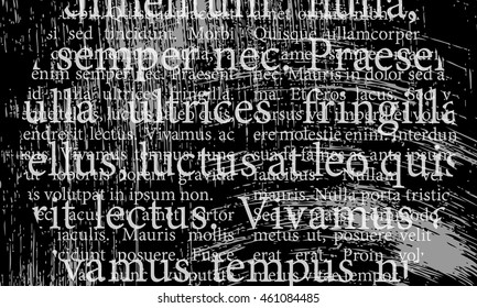 Scratched Background Words Stock Vector (Royalty Free) 461084485 ...