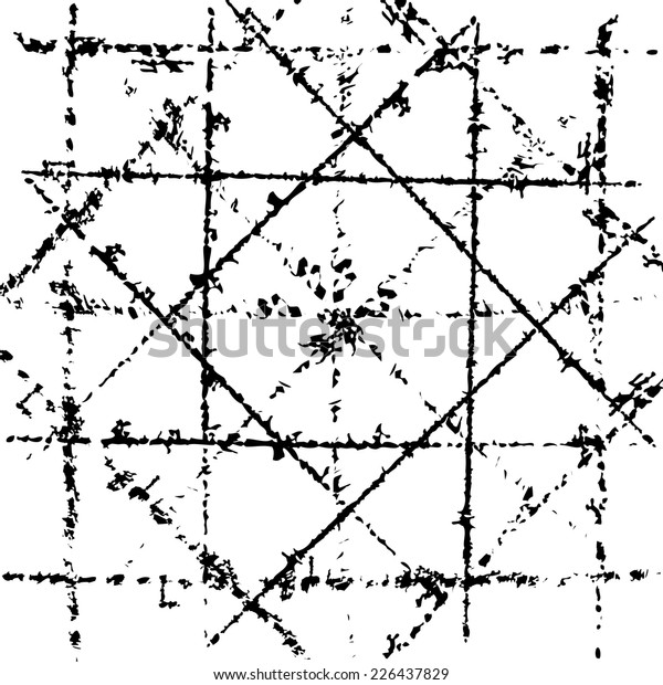 Scratched Grid Overlay Texture Eps10 Vector Stock Vector (Royalty Free ...