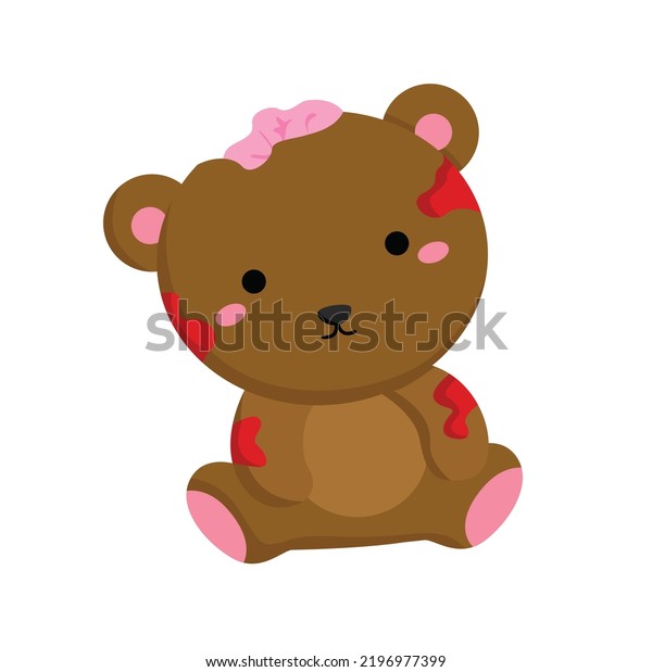 Scream Teddy Bear Doll Illustration Vector Stock Vector (Royalty Free ...