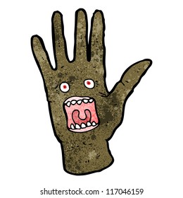Screaming Hand Cartoon Stock Vector (Royalty Free) 117046159 | Shutterstock