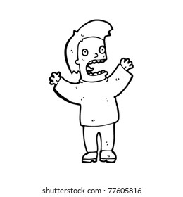 Cartoon Man Pointing Laughing Stock Vector (Royalty Free) 79274491
