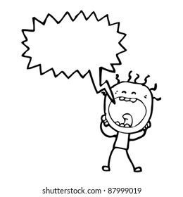Screaming Man Cartoon Stock Vector (Royalty Free) 87999019 | Shutterstock