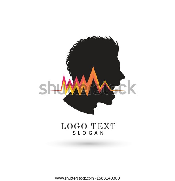 Screaming Man Head Logo Symbol Icon Stock Vector (Royalty Free) 1583140300