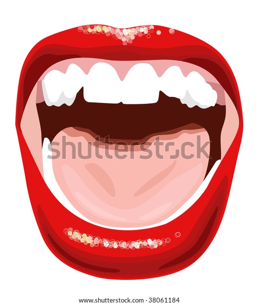 Screaming Mouth Vector Illustration Stock Vector (Royalty Free) 38061184 Screaming Mouth Vector Illustration Stock Vector (Royalty Free) 38061184