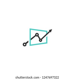 Screen Chart Icon Logo Download Stock Vector (Royalty Free) 1247697322 ...