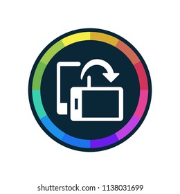 Screen Rotation App Icon Stock Vector (Royalty Free) 1138031699 ...