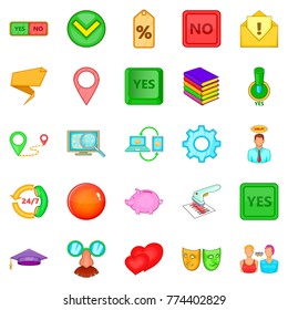Screening Icons Set Cartoon Set 25 Stock Vector (Royalty Free ...