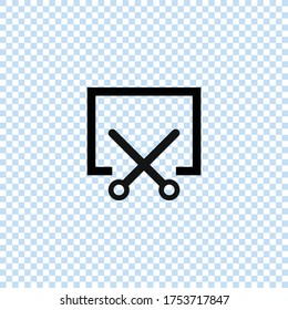 Screenshot Icon Vector Illustrationcapture Symbol Sign Stock Vector ...
