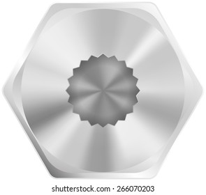 Screw Head Vector Illustration Isolated On Stock Vector (Royalty Free ...