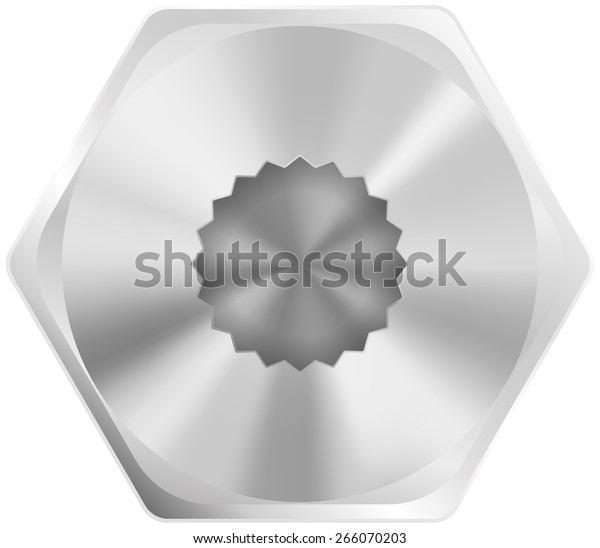 Screw Head Vector Illustration Isolated On Stock Vector (Royalty Free ...