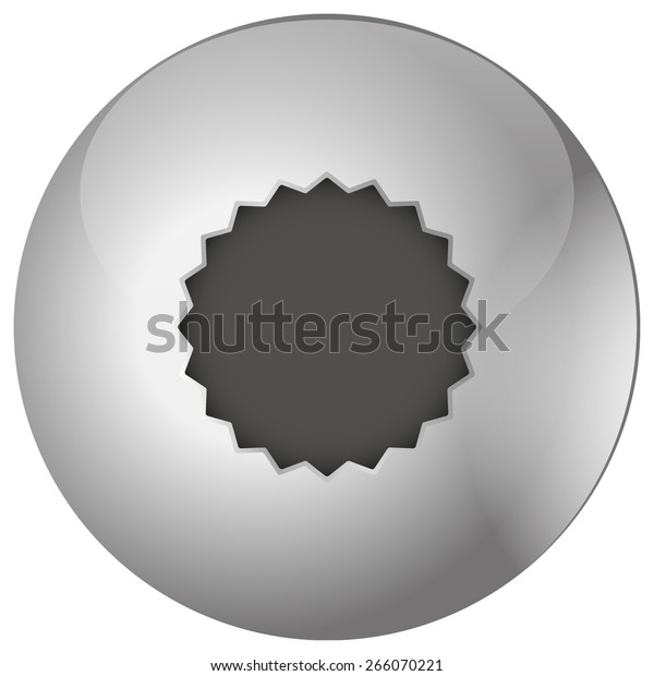 Screw Head Vector Illustration Isolated On: vector de stock (libre de ...