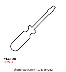 Screwdriver Vector Illustration Stock Vector (Royalty Free) 1083569282 ...