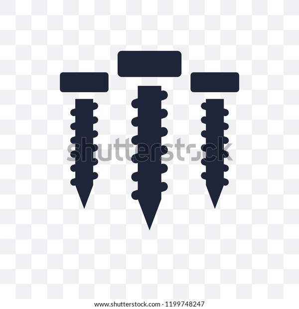 Screws Transparent Icon Screws Symbol Design Stock Vector (Royalty Free ...