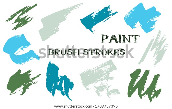 Scribble Doodle Paint Brush Strokes Vector Stock Vector (Royalty Free ...