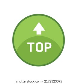 Scroll Top Icon Green Color Vector Stock Vector (Royalty Free ...