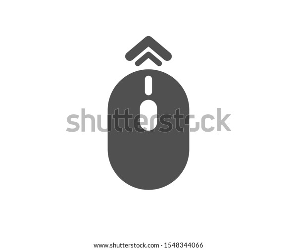Scrolling Arrow Sign Swipe Mouse Icon Stock Vector (Royalty Free ...