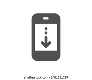 Scrolling Screen Sign Scroll Down Phone Stock Vector (Royalty Free ...