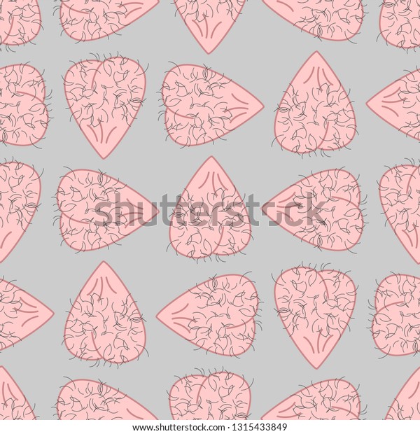 Scrotum Pattern Seamless Mans Balls Hairy Stock Vector (Royalty Free ...