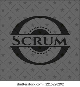 Scrum Dark Emblem Retro Stock Vector (Royalty Free) 1215228292 ...