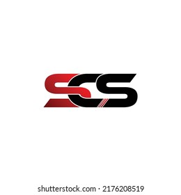 Scs Letter Monogram Logo Design Vector Stock Vector (Royalty Free ...