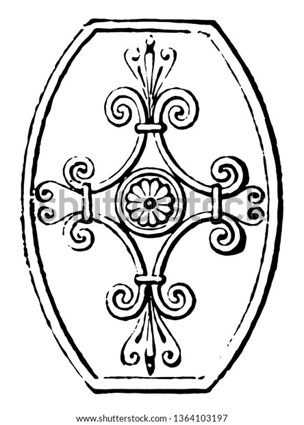 Scutum Semi Cylindrical Shield Used By Stock Vector (Royalty Free ...