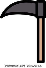 Scythe Vector Illustration On Transparent Backgroundpremium Stock ...
