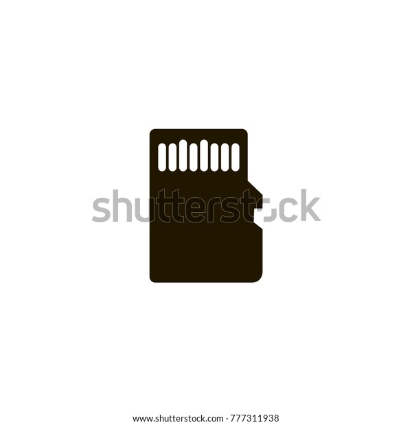 Sd Card Icon Sign Design Stock Vector (Royalty Free) 777311938 ...