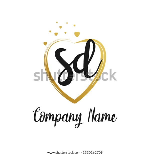 Sd Initial Signature Logo Handwriting Logo Stock Vector (Royalty Free ...