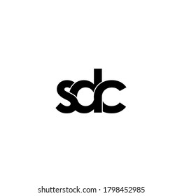 Sdc Letter Original Monogram Logo Design Stock Vector (Royalty Free ...